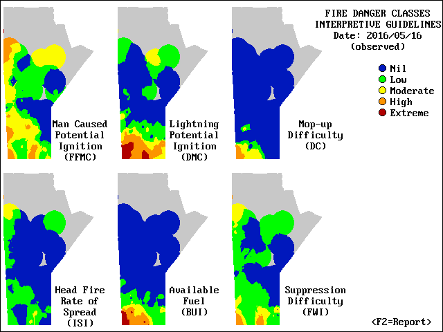 Fire Hazard Maps - Manitoba Wildfire Program